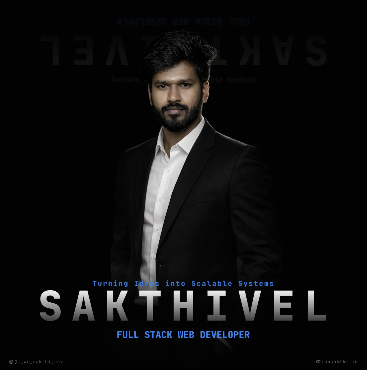 Sakthivel S | Full Stack Developer | ERP & SaaS Systems